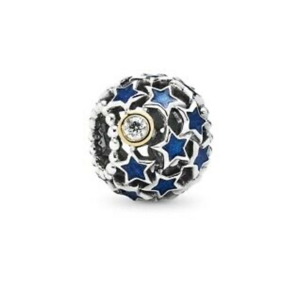Pandora | Jewelry | Authentic Pandora 925 Ale 4k Night Sky Blue Enamel ...